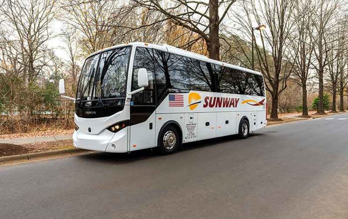 38 Passenger Coaches - Sunway Charters
