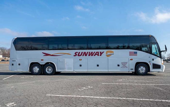 55 Passenger Coaches – Sunway Charters