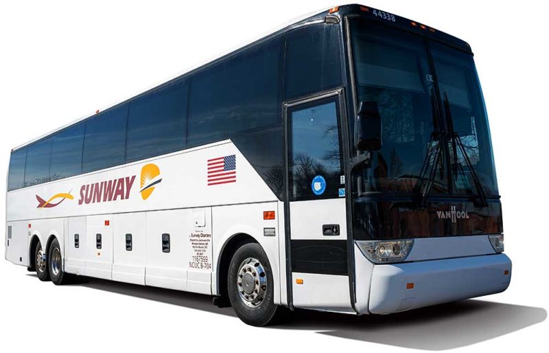 55 Passenger Coaches – Sunway Charters